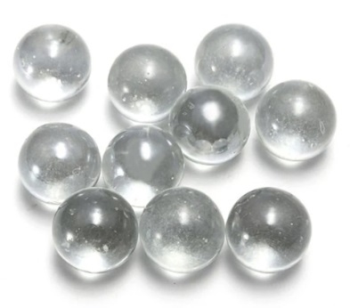 Round Glass Marbles- CLEAR (15mm)